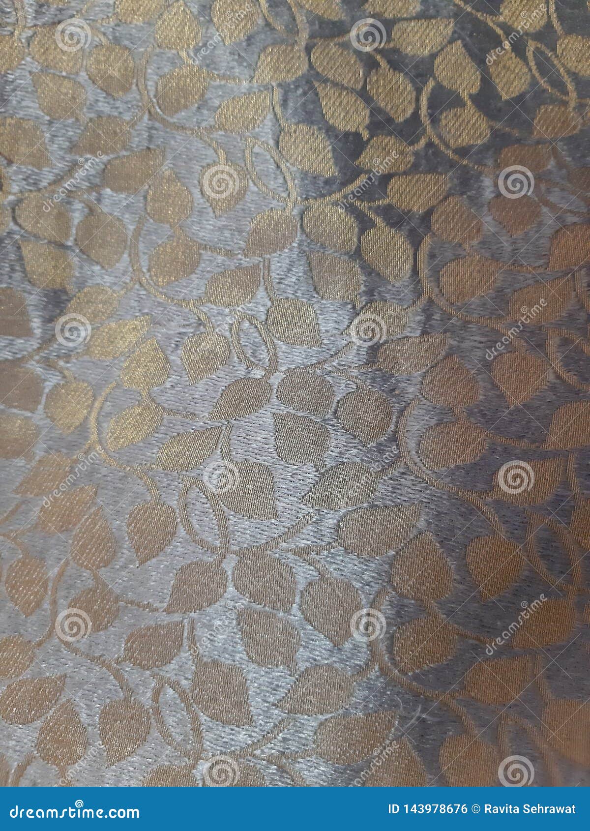 Beautiful Fabric Design of Floral Prints. Stock Photo - Image of ...