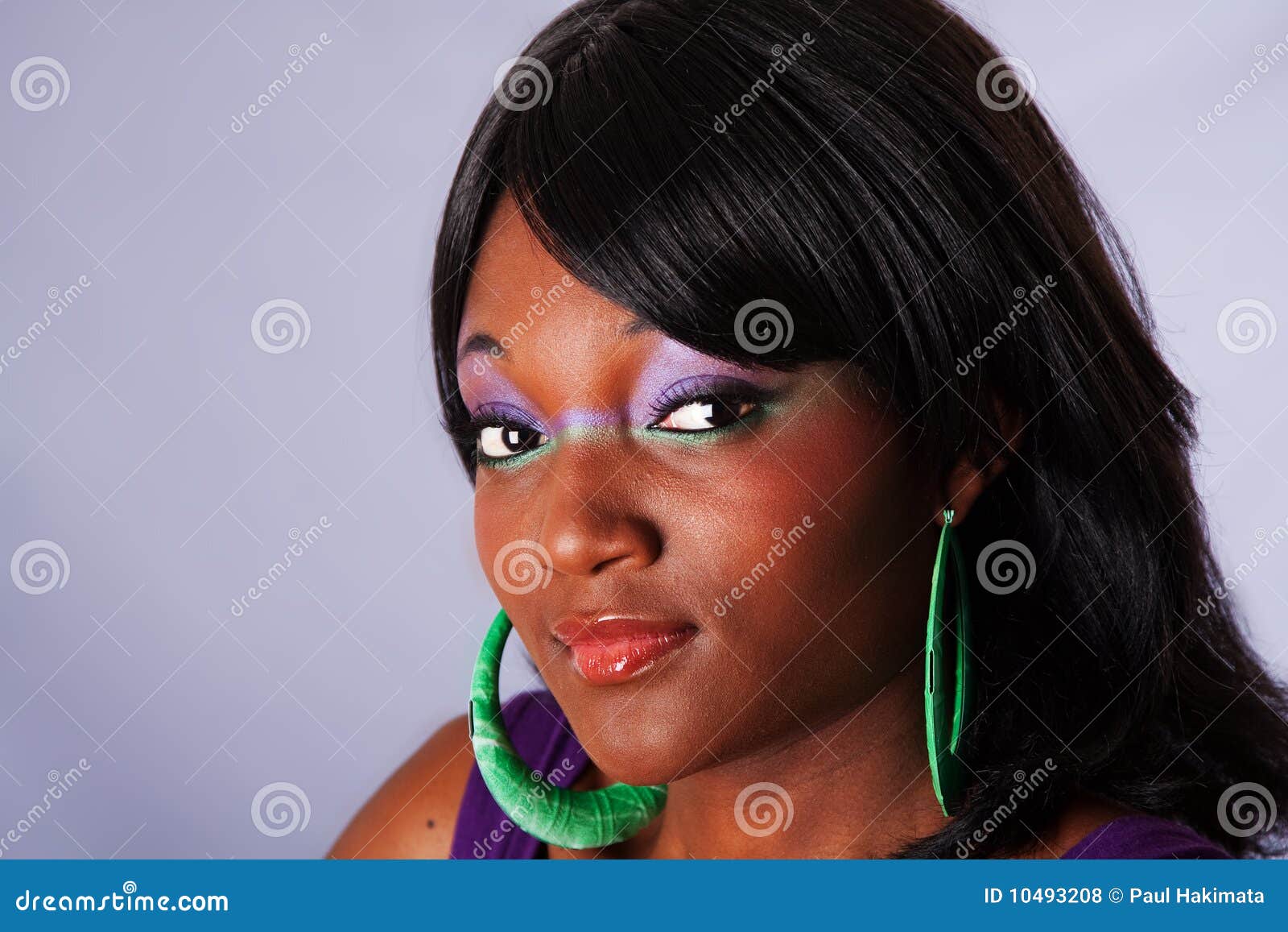 Beautiful Face of African Woman Stock Photo - Image of beauty, sincere ...