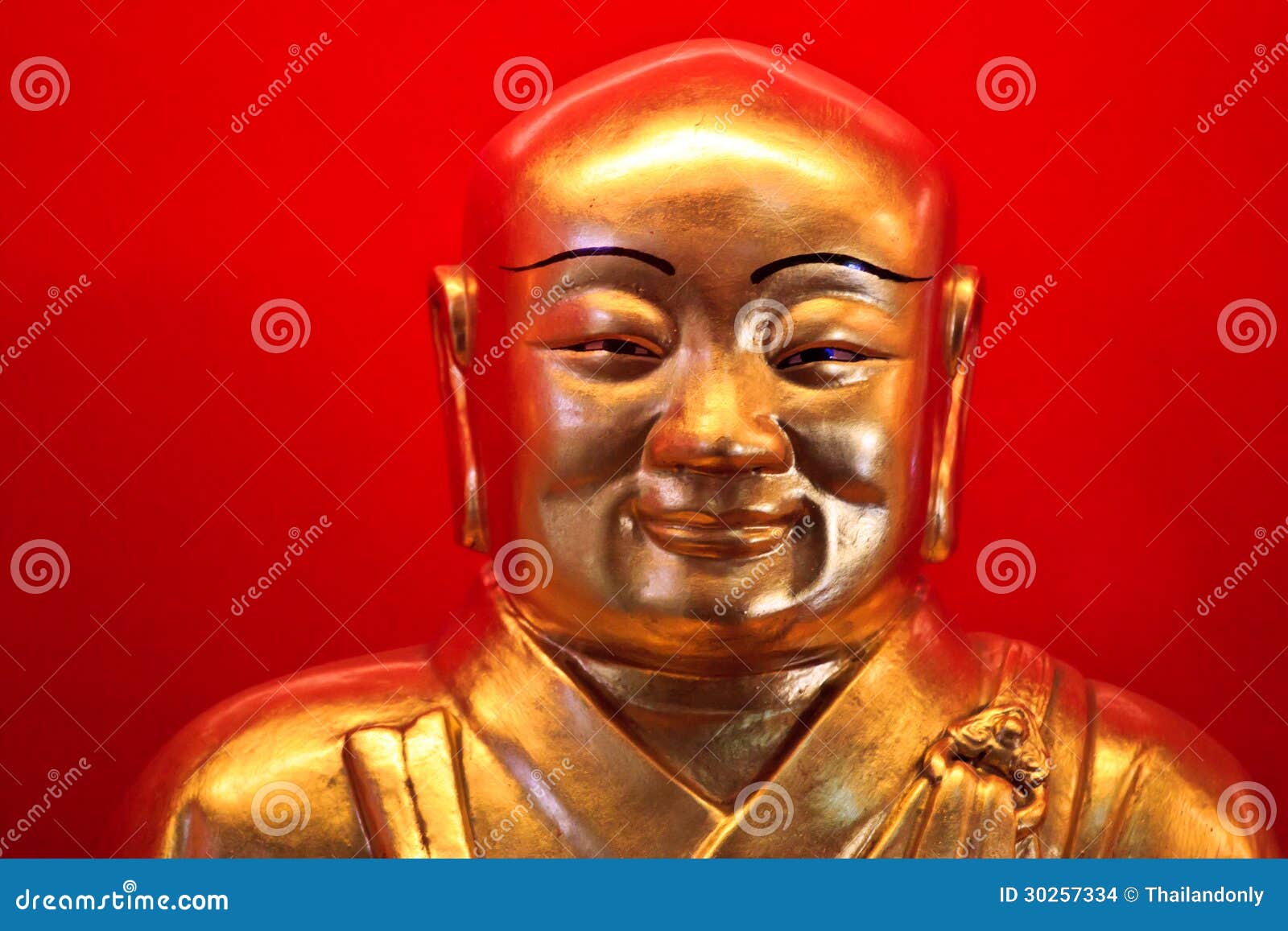 Beautiful Face of Buddha Image Stock Photo - Image of figurine, thai ...