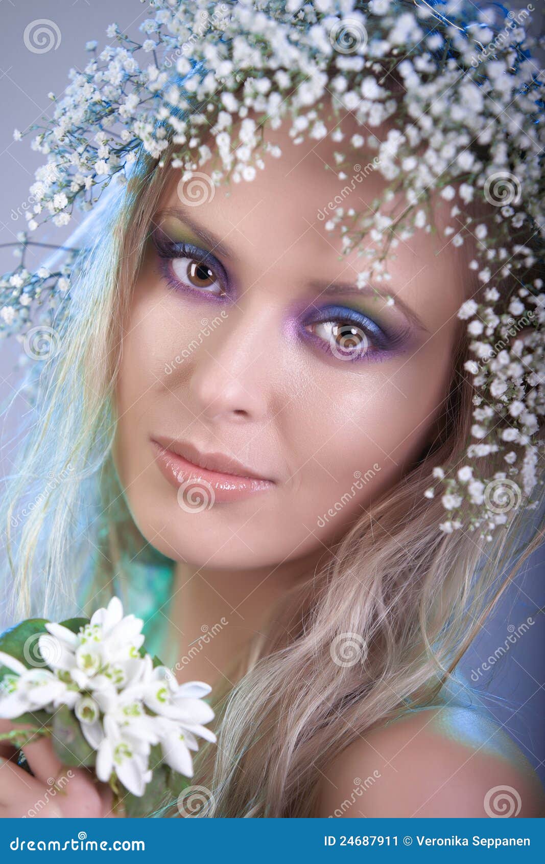 Beautiful Fairy stock image. Image of beautiful, blue - 24687911