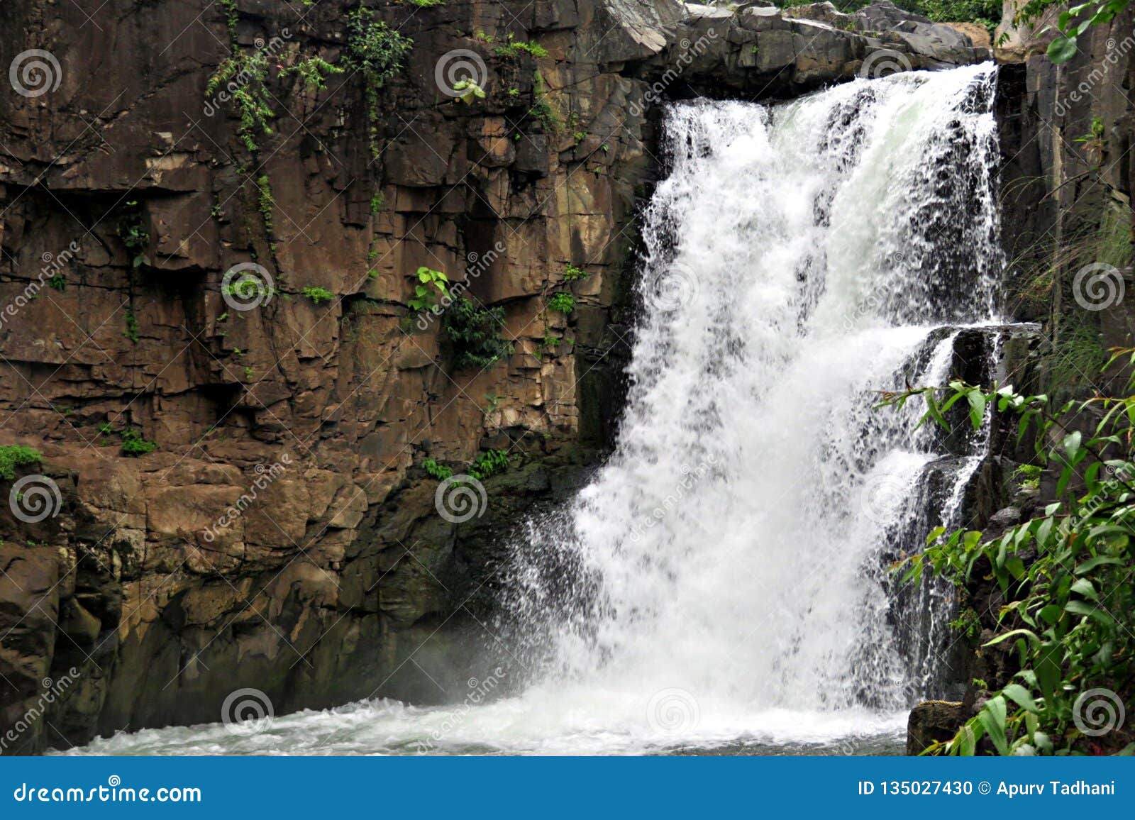 Zarwani waterfall stock photo. Image of waterfall, fall - 135027430