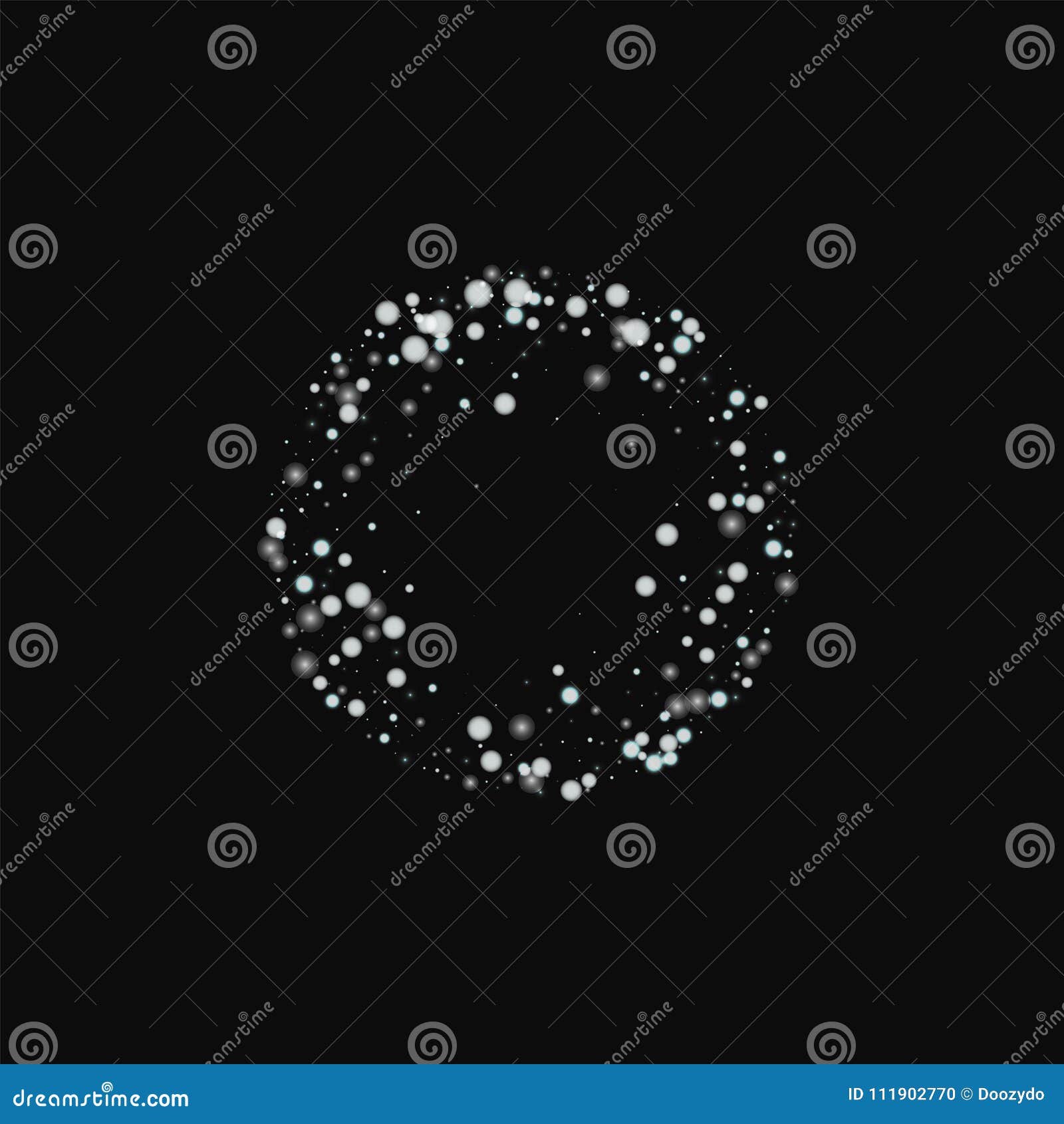 Beautiful falling snow. stock vector. Illustration of gradient - 111902770