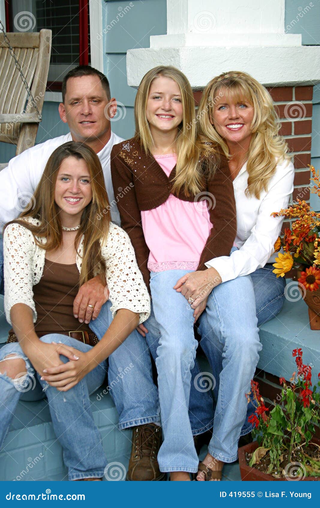 Beautiful Family Together stock image. Image of family - 419555