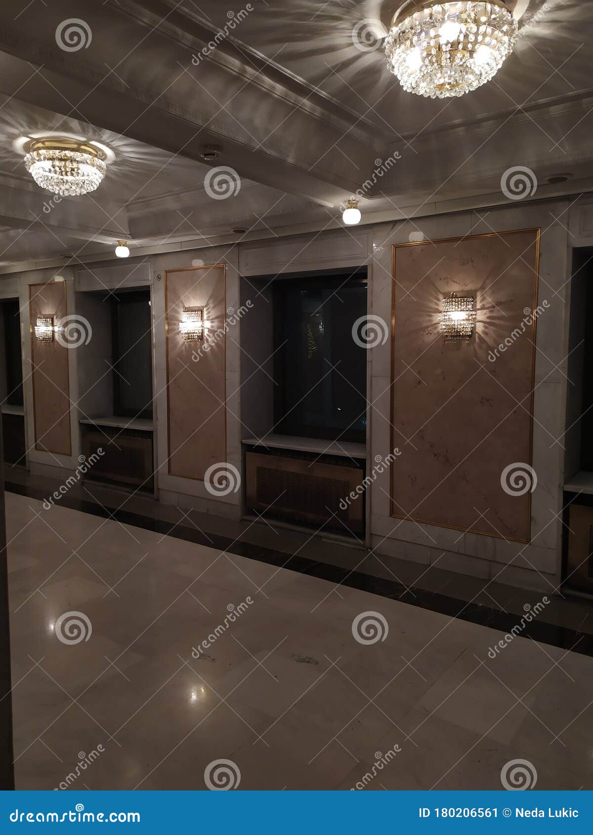 Beautiful Fancy Lights in Opera House Stock Image - Image of lighting ...