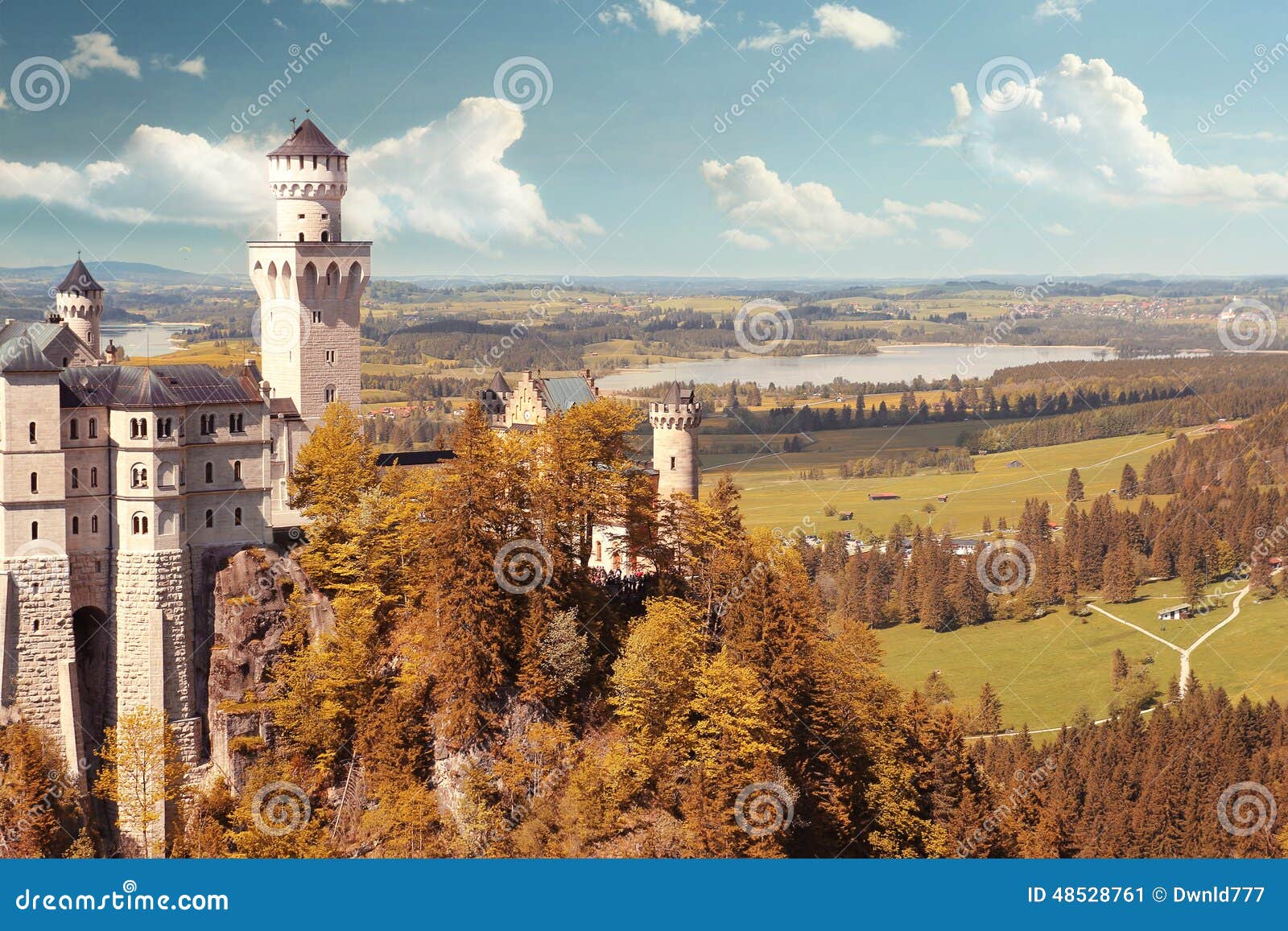 Beautiful fantasy castle stock image. Image of fantasy - 48528761