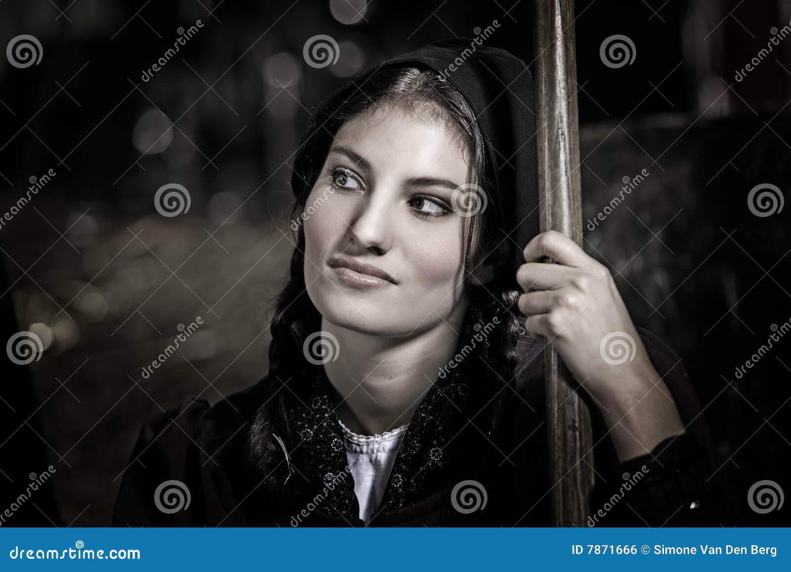 Beautiful farm girl stock photo. Image of fashioned, pretty - 7871666