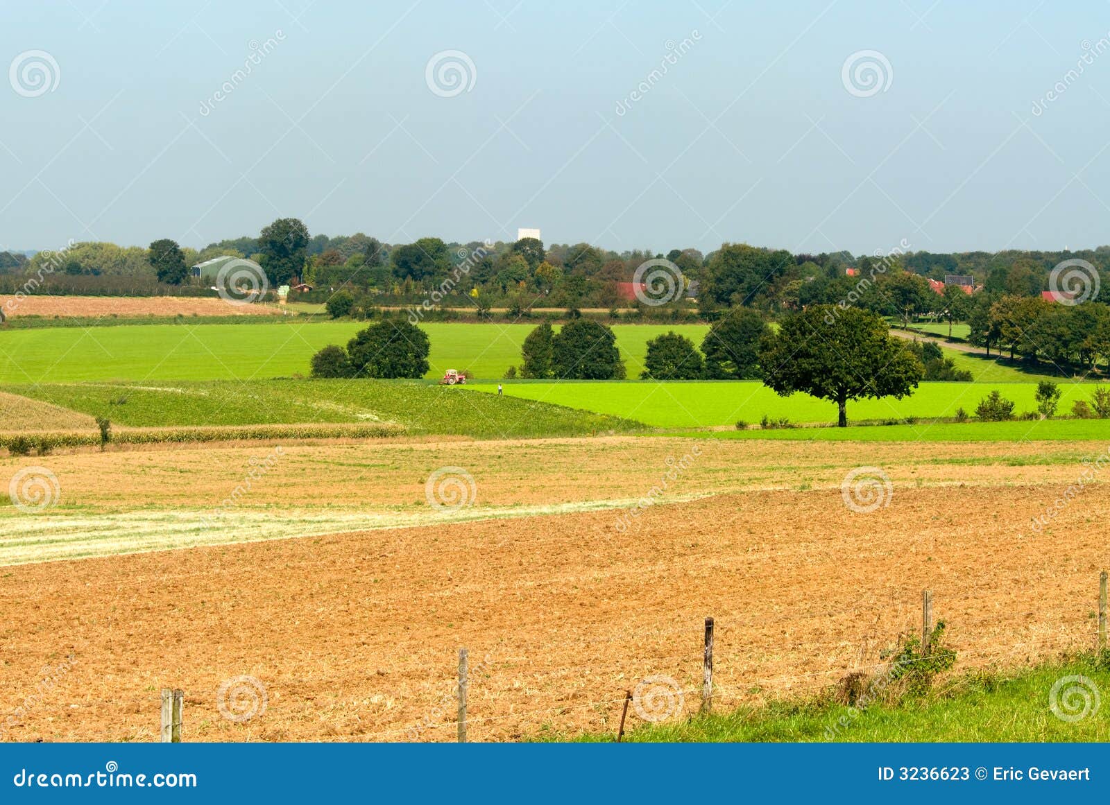 Beautiful Farmland Landscape Stock Image - Image of farmhouse, pastoral ...
