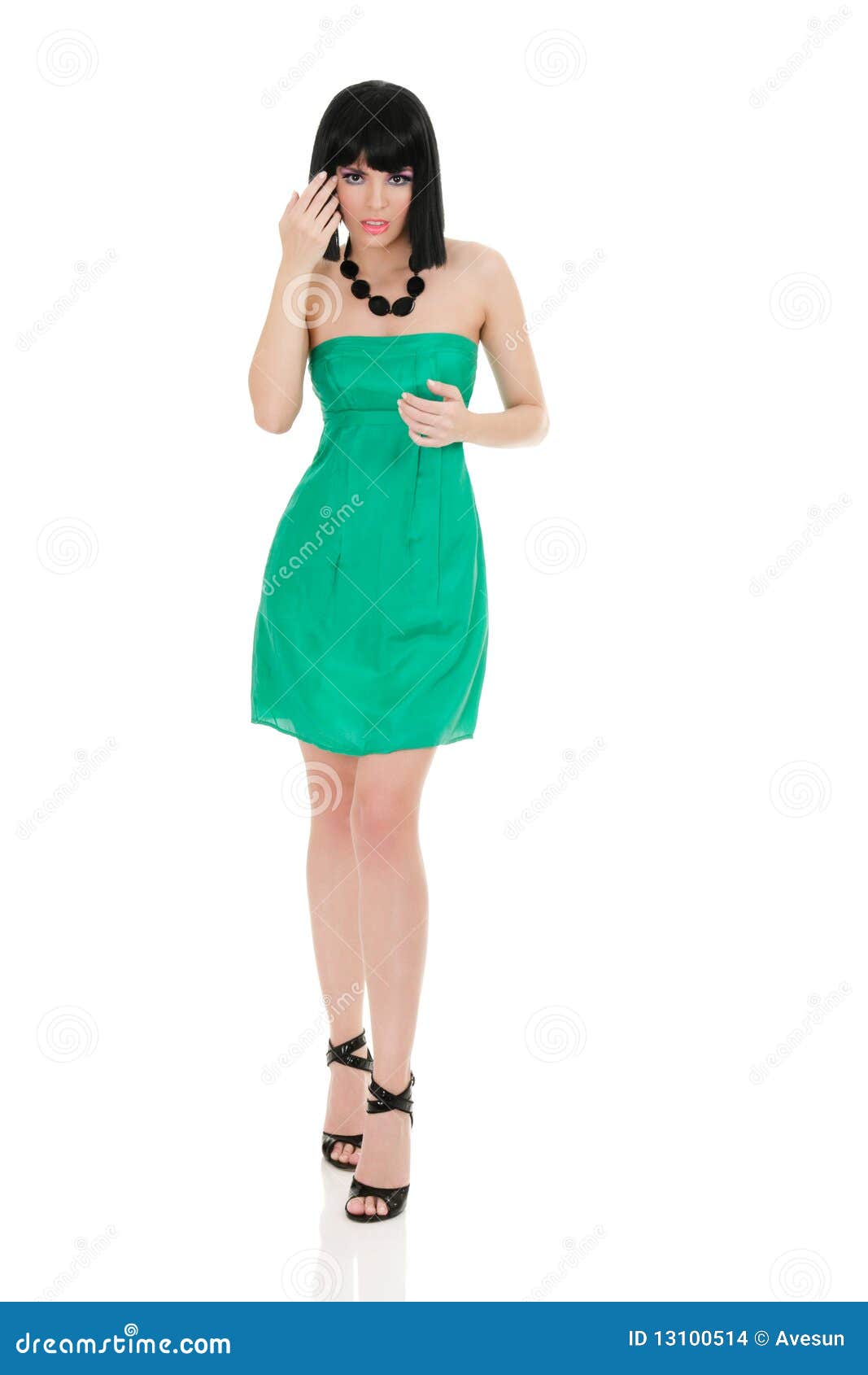 Beautiful Fashion Model in Mini Stock Photo - Image of body, mini: 13100514