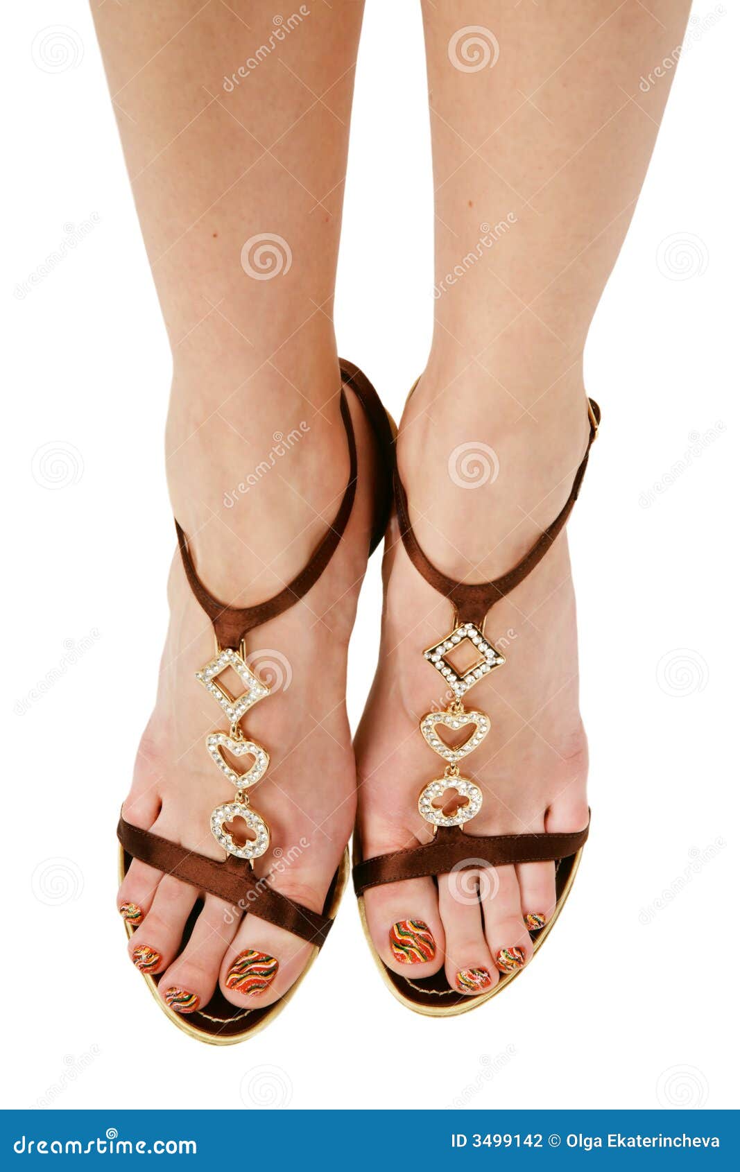 Beautiful feet stock photo. Image of groomed, design, girl - 3499142
