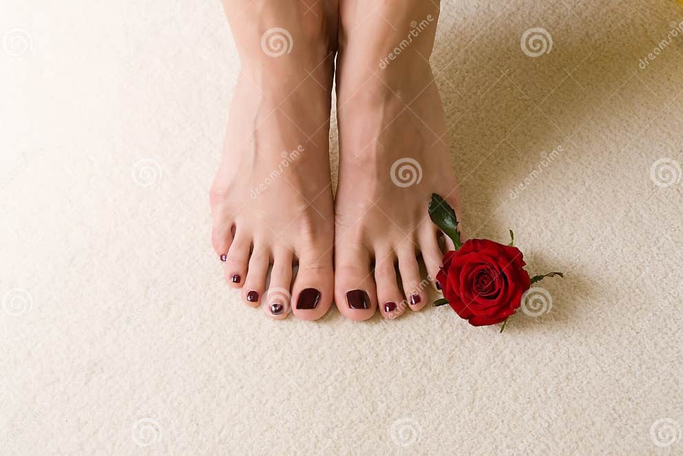 Beautiful Feet stock photo. Image of manicure, body, nails - 9323252