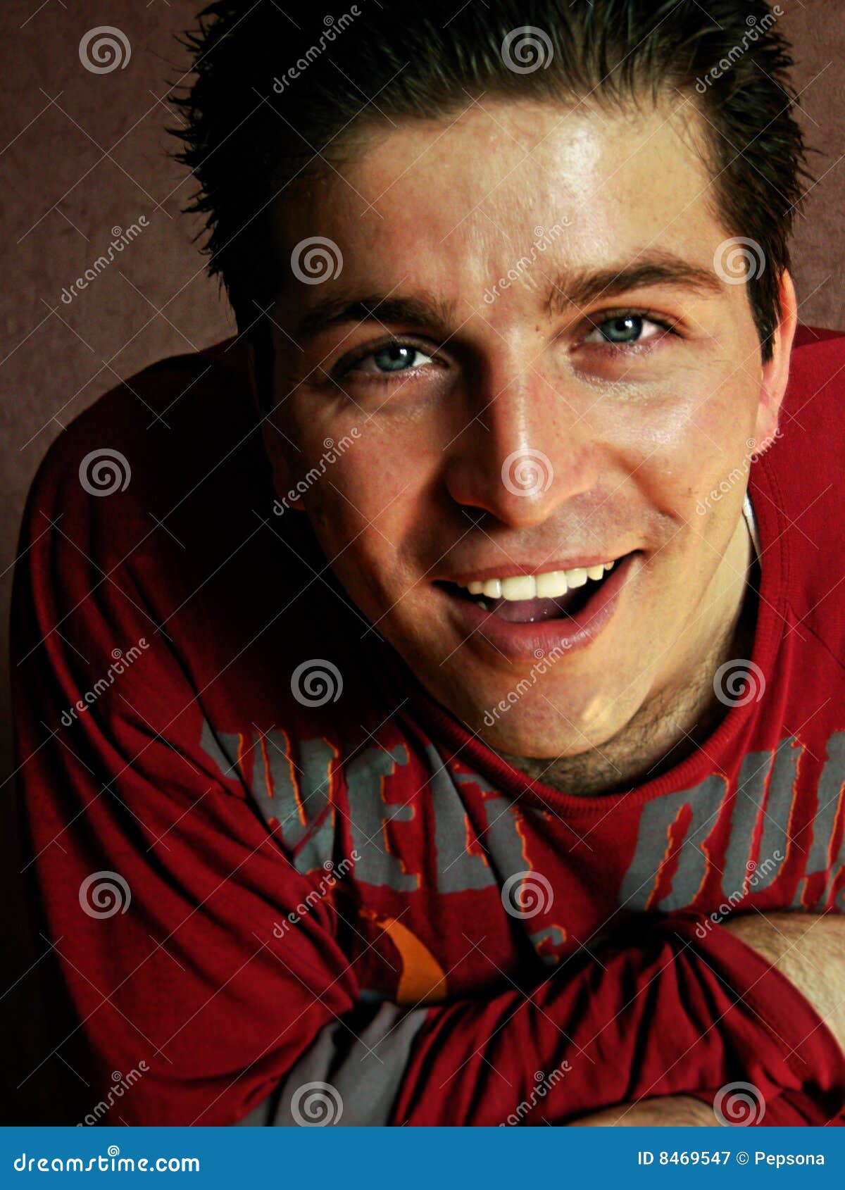 Beautiful fellow laughs stock image. Image of menfolk - 8469547
