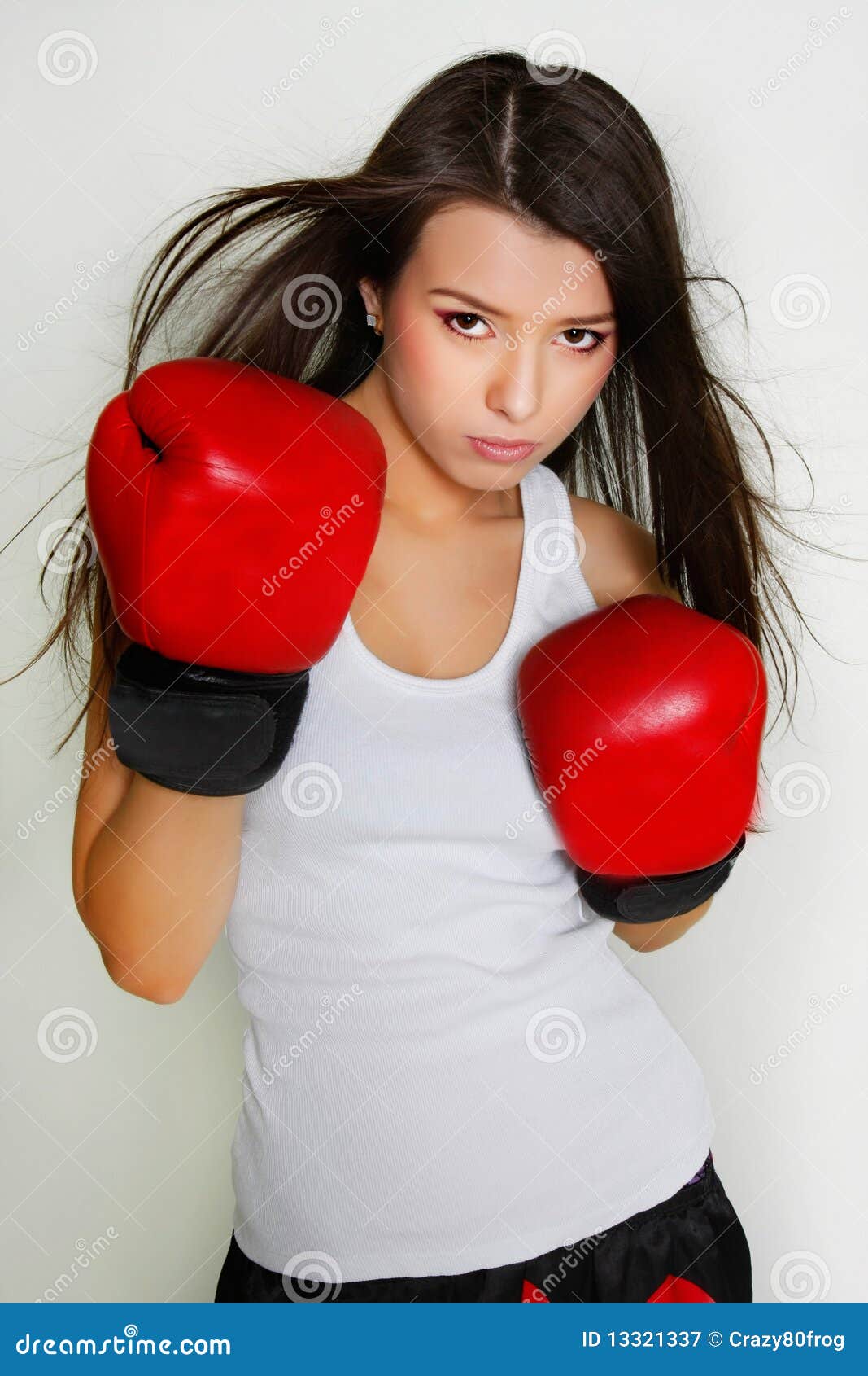 Beautiful female boxer stock image. Image of grey, boxing - 13321337