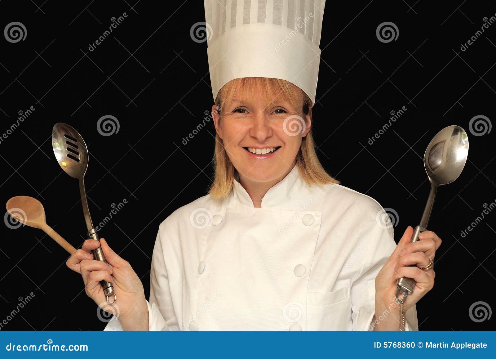 Beautiful female chef stock photo. Image of hotel, pretty - 5768360