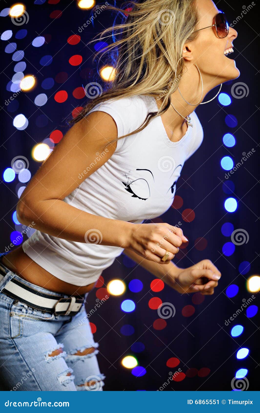 Beautiful female dancing stock image. Image of dancing - 6865551