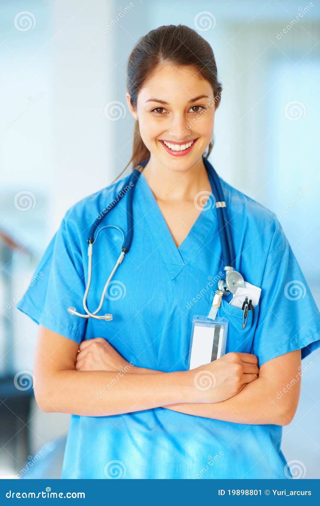 Beautiful female doctor stock image. Image of beauty - 19898801