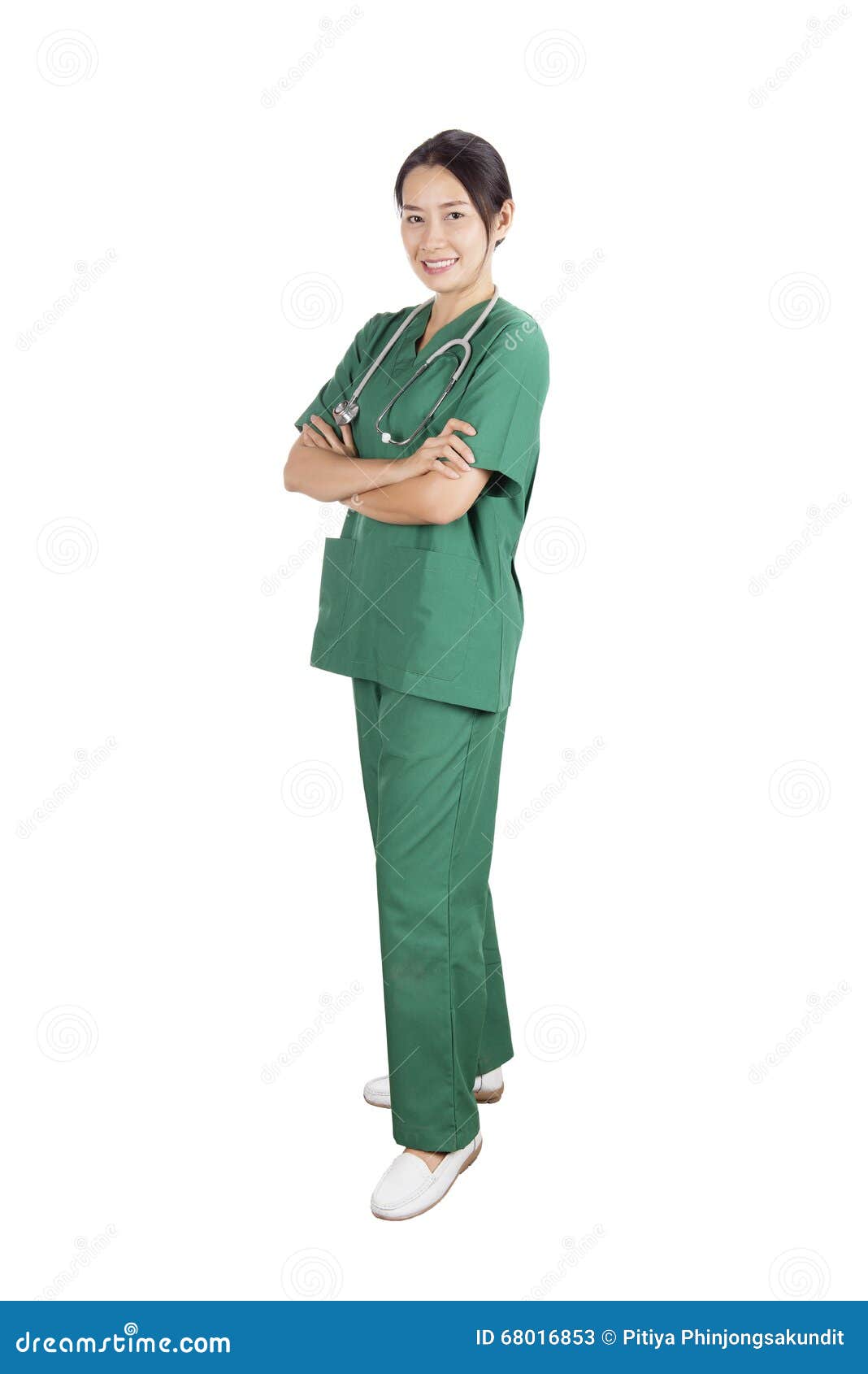 Beautiful Female Doctor with a Smile Committed Stock Image - Image of ...