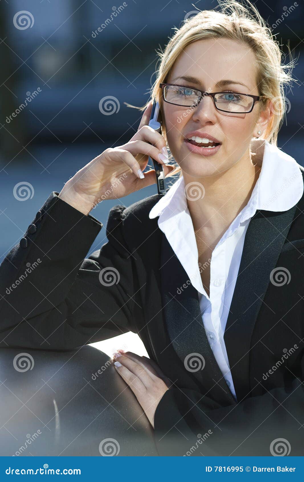 Beautiful Female Executive stock image. Image of city - 7816995