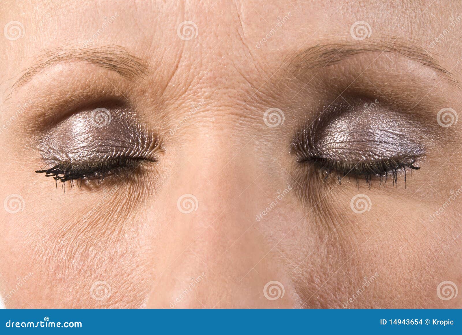 Beautiful female eye stock photo. Image of fashion, long - 14943654