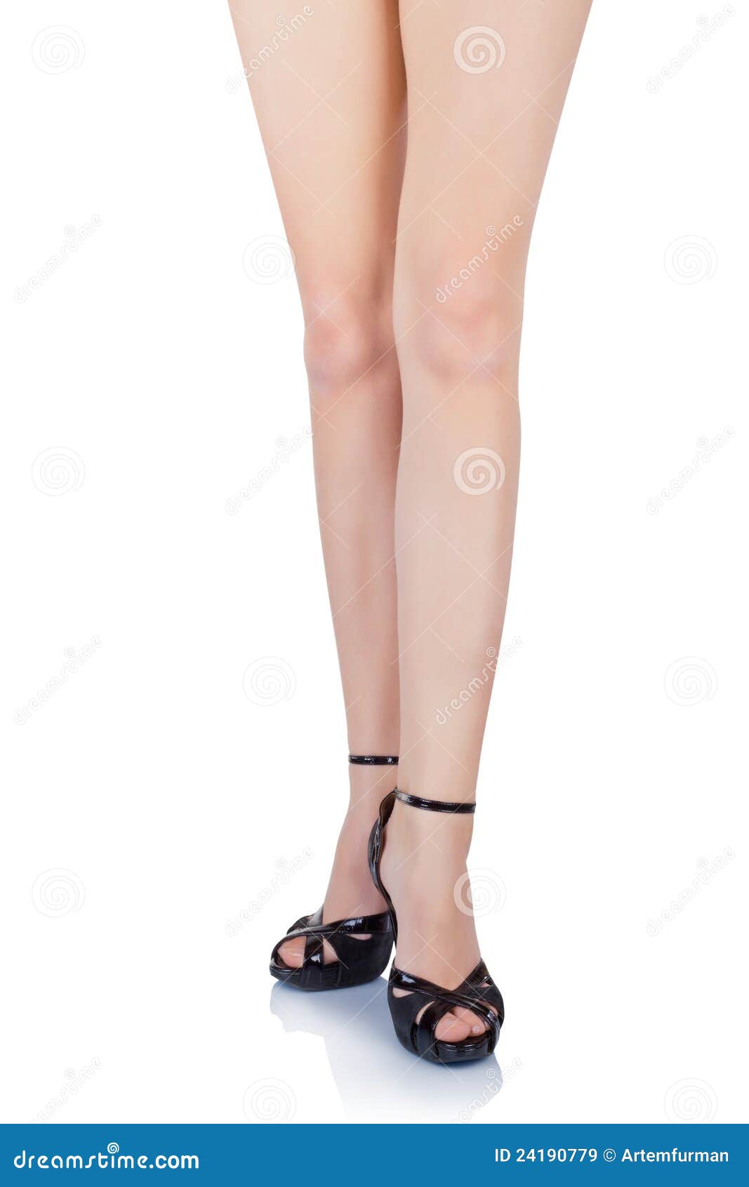 Beautiful Female Legs in High Heels Stock Image - Image of high, care ...