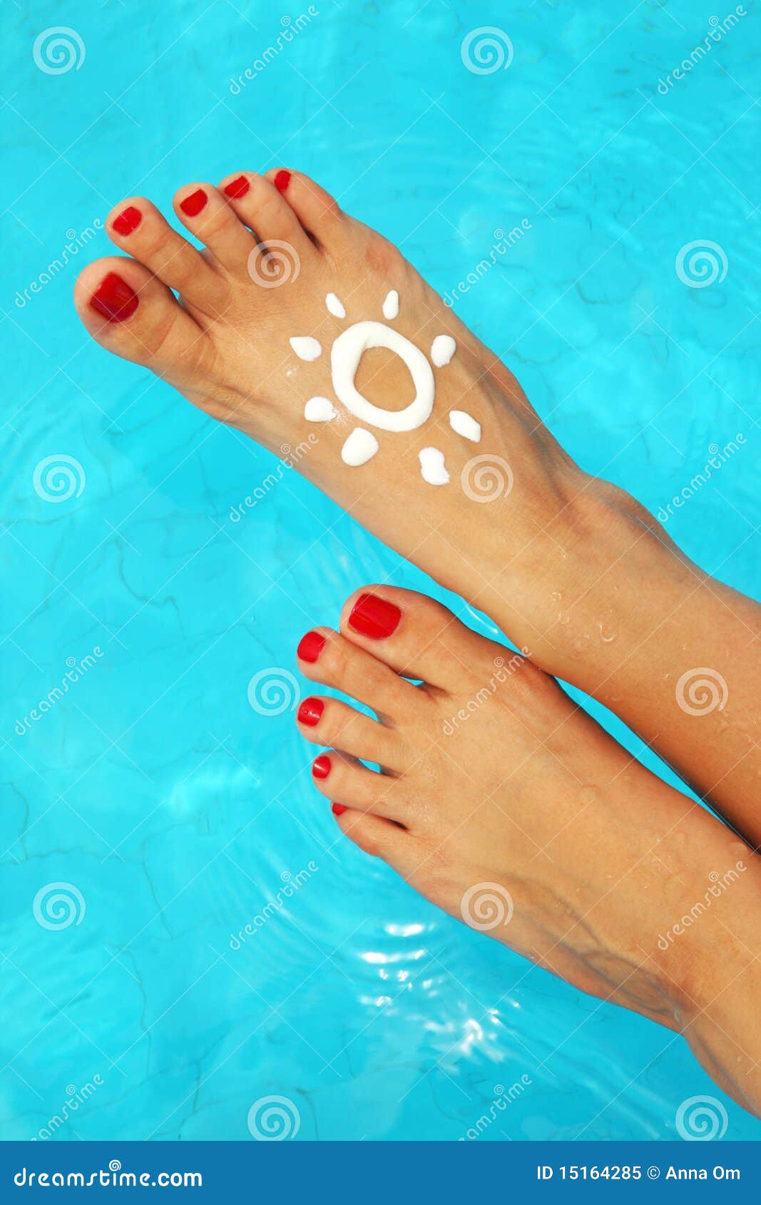 Beautiful Female Legs in the Pool Stock Image - Image of blue, holiday ...