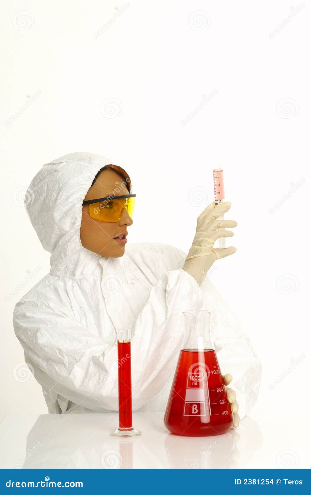 Beautiful female scientist stock photo. Image of doctor - 2381254