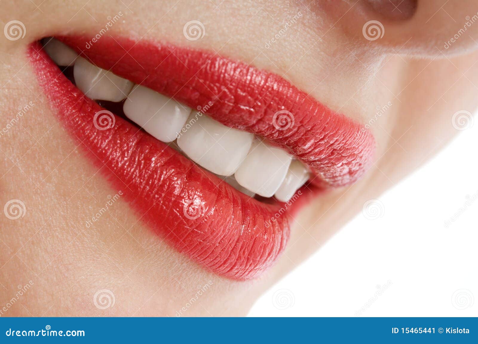 Beautiful Female Smiley Lips Stock Image - Image of expressions, glamor ...