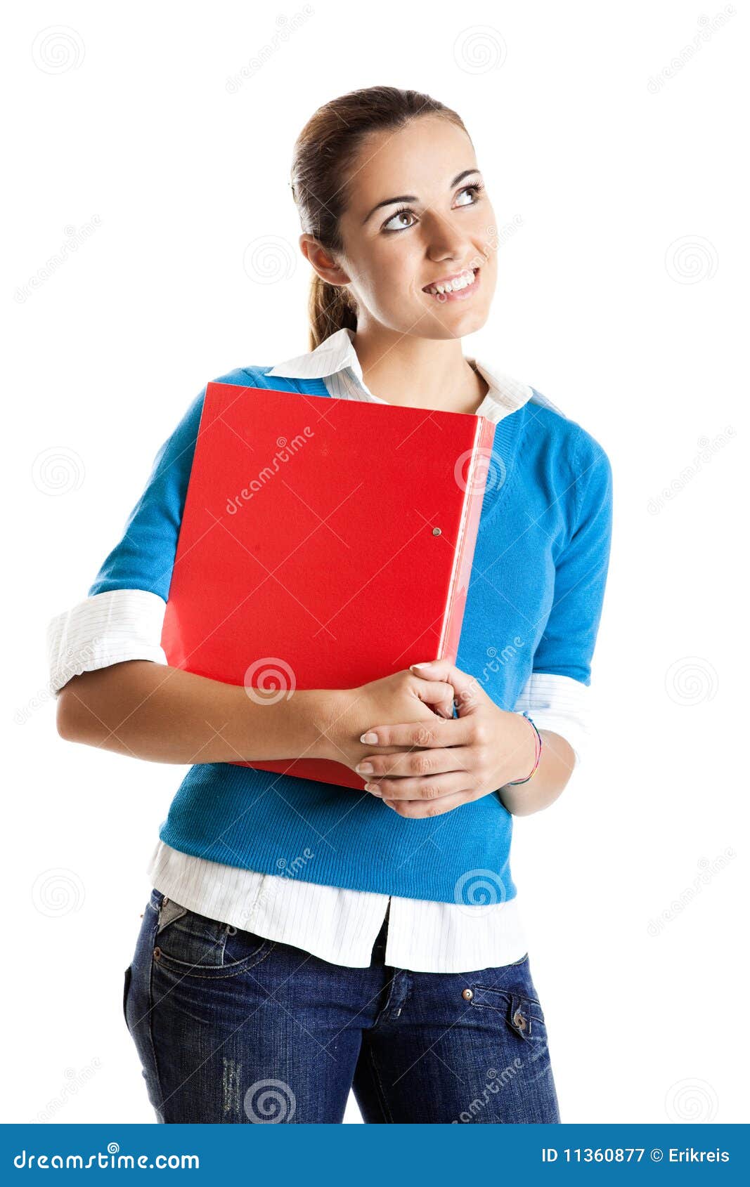 Beautiful female student stock image. Image of elegant - 11360877