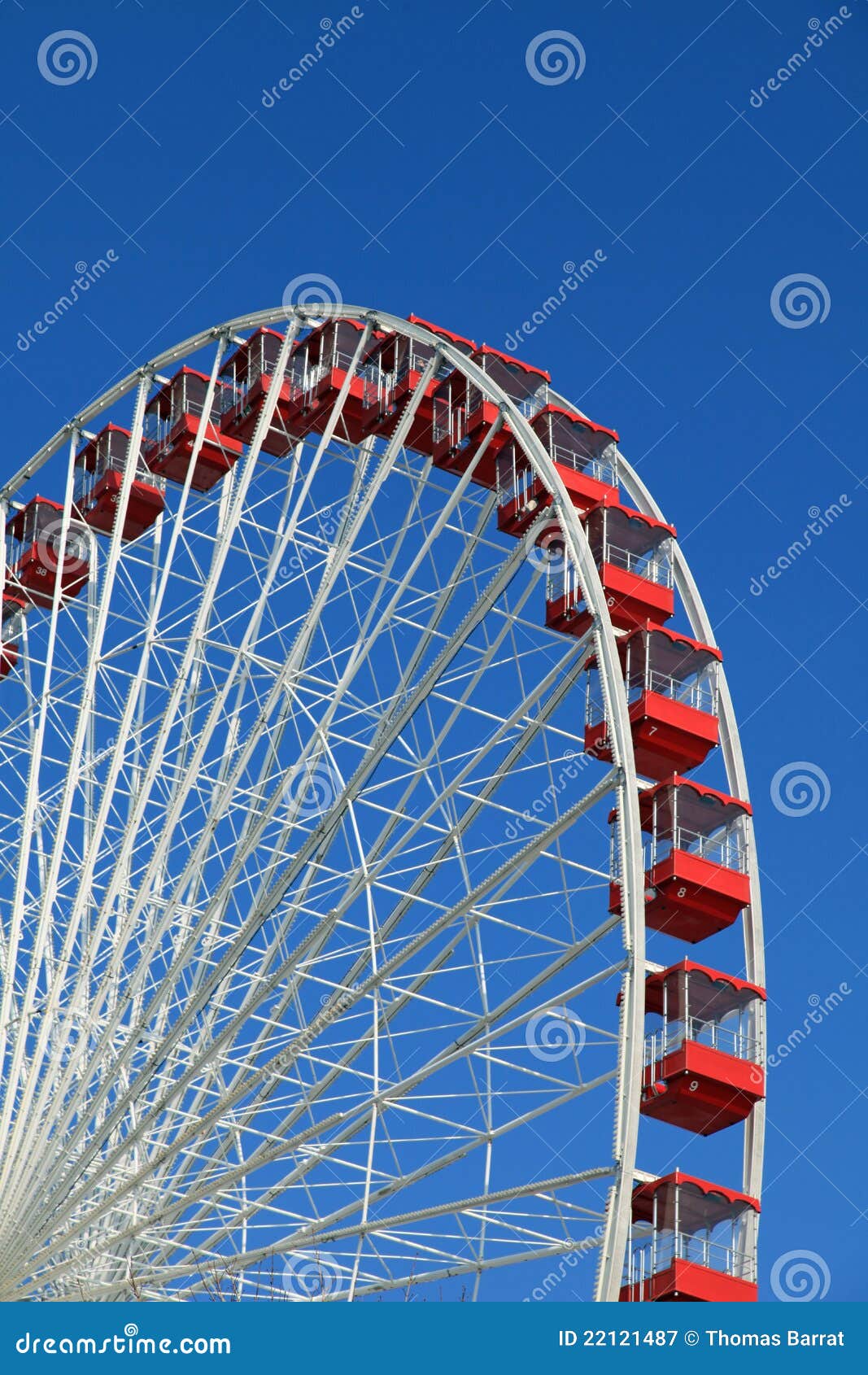 Beautiful Ferris Wheel editorial photography. Image of chicago - 22121487
