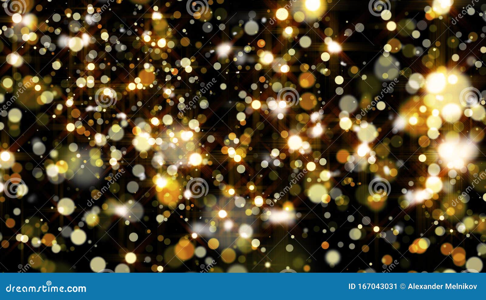 Beautiful Festive Background Made of Circles and Stars Stock Image ...