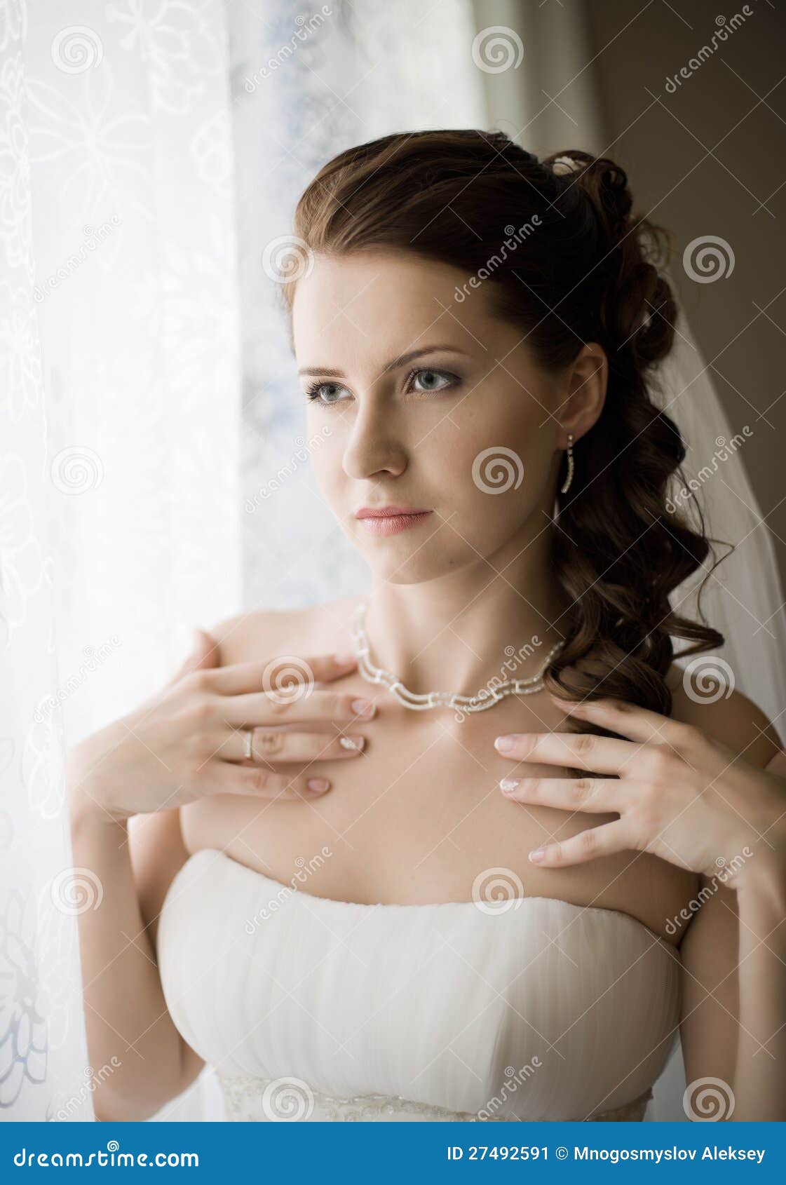 Beautiful fiancee stock image. Image of people, pleased - 27492591