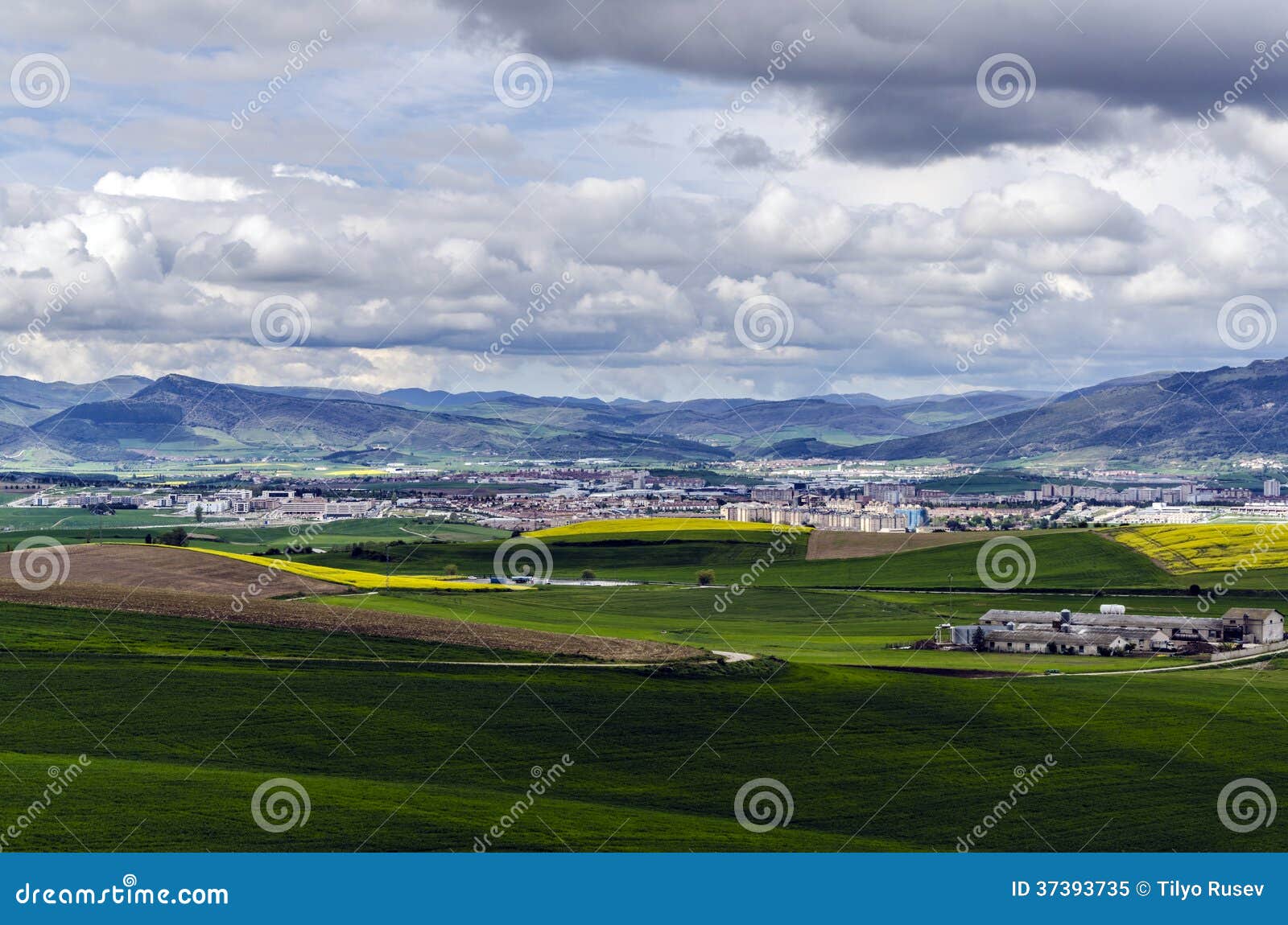 Beautiful fields stock image. Image of europe, background - 37393735