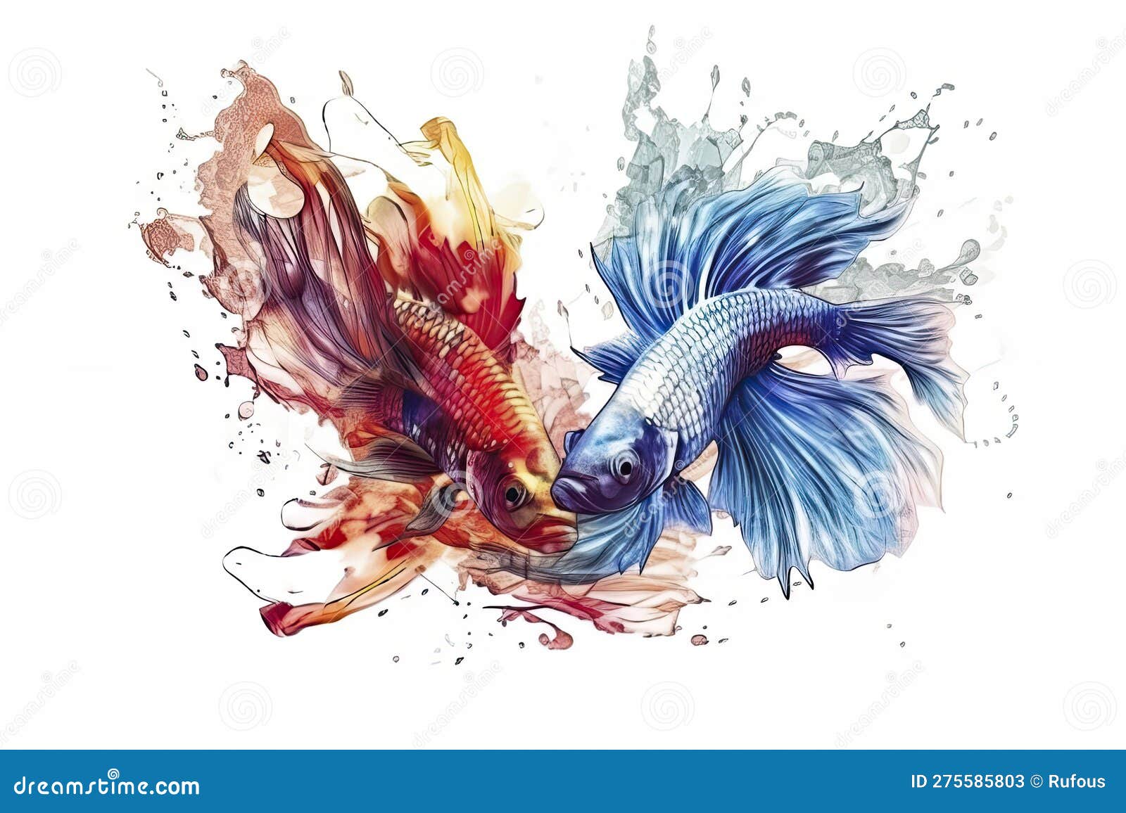 A Beautiful Fighting Fox Sits. A Fox In Beautiful Golden Armor. Fantasy ...