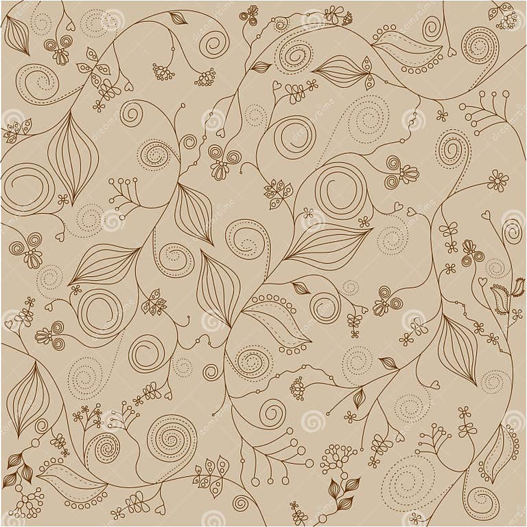 Beautiful Figured Flower Background Stock Illustration - Illustration ...