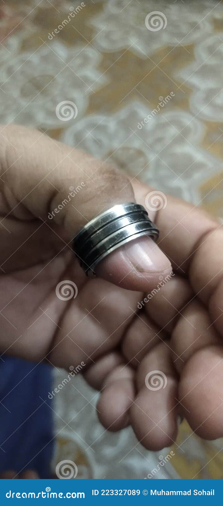 The beautiful finger ring stock image. Image of hand - 223327089