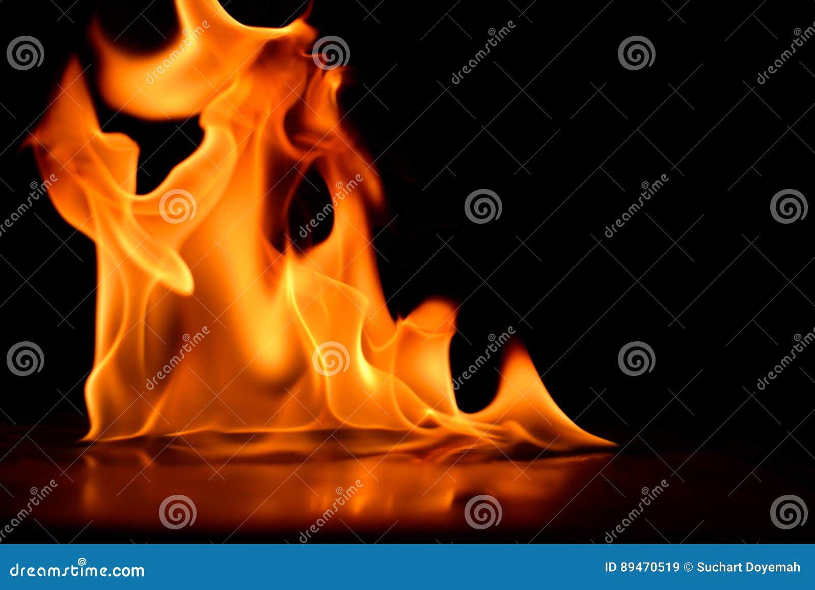 Beautiful fire flames stock image. Image of isolated - 89470519