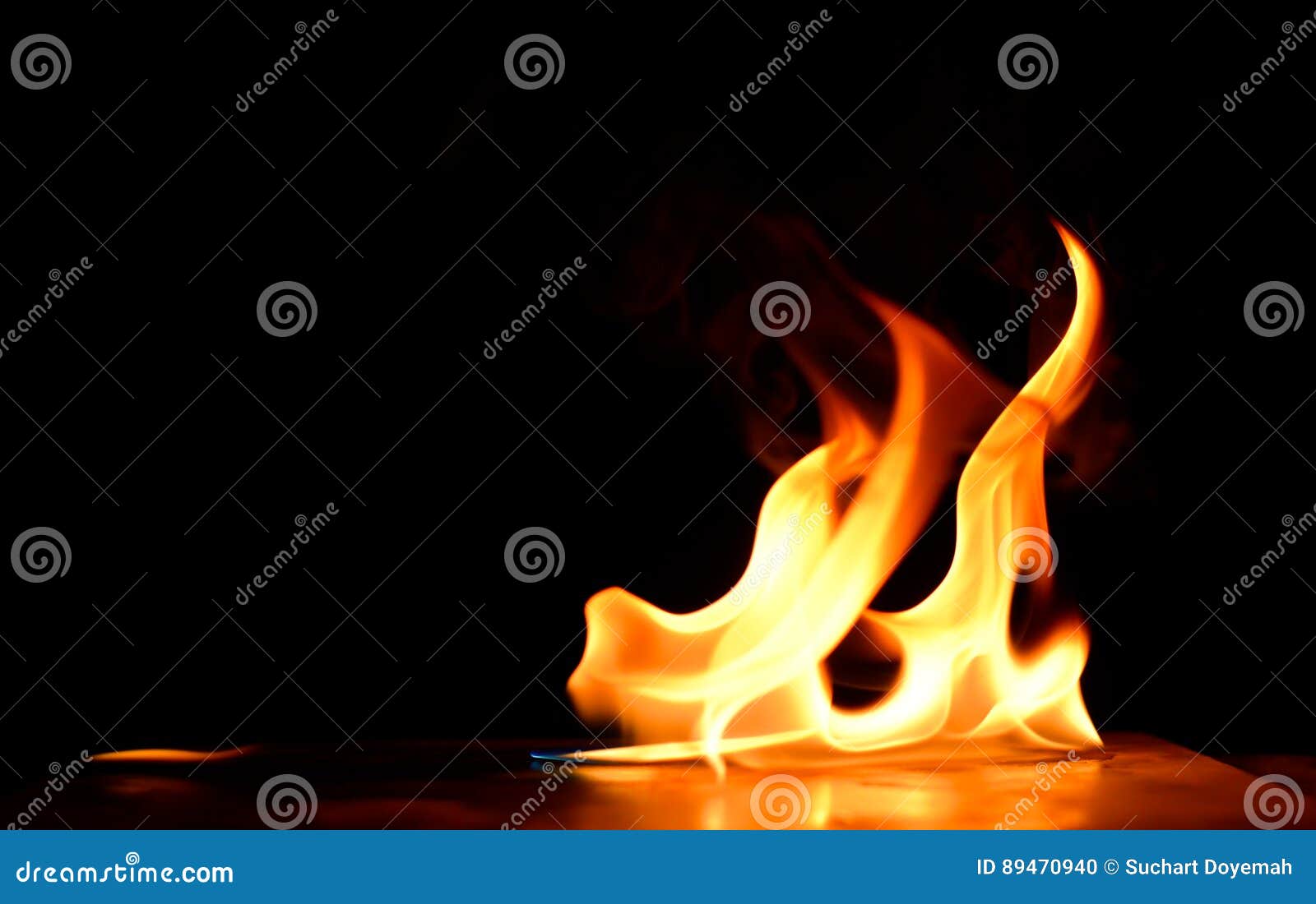 Beautiful fire flames stock photo. Image of detail, fiery - 89470940