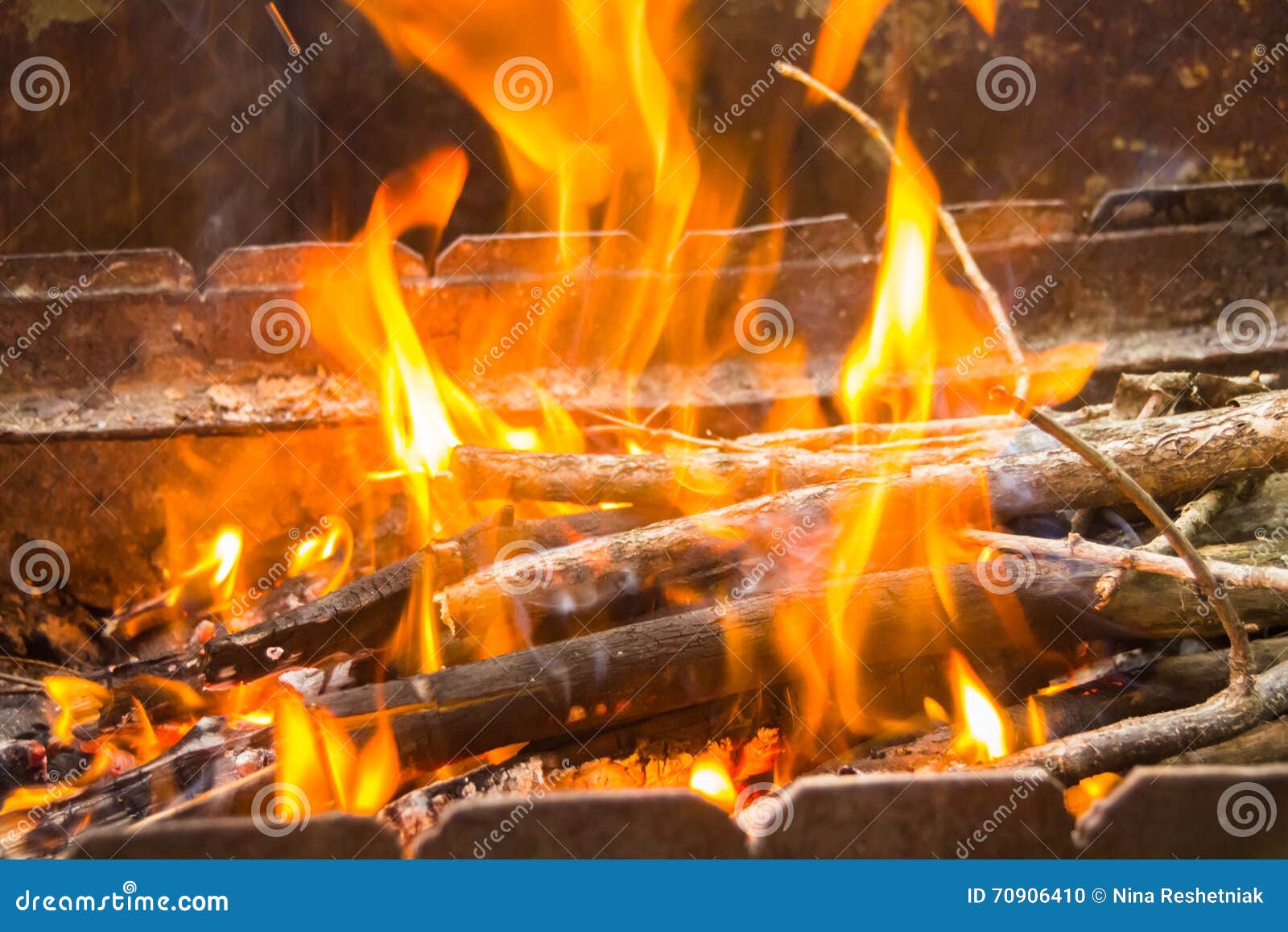 Beautiful fire flames stock photo. Image of burn, beautiful - 70906410
