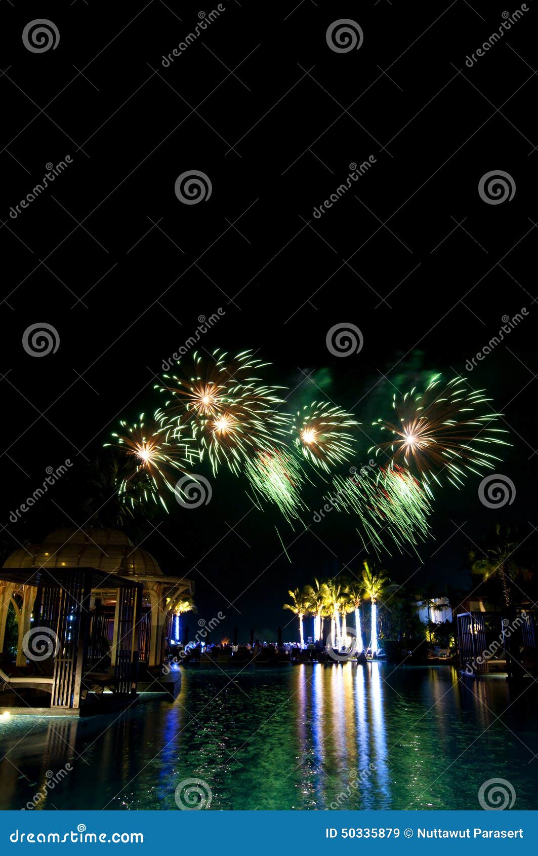 Beautiful Firework Background Stock Image - Image of festival, shadow ...