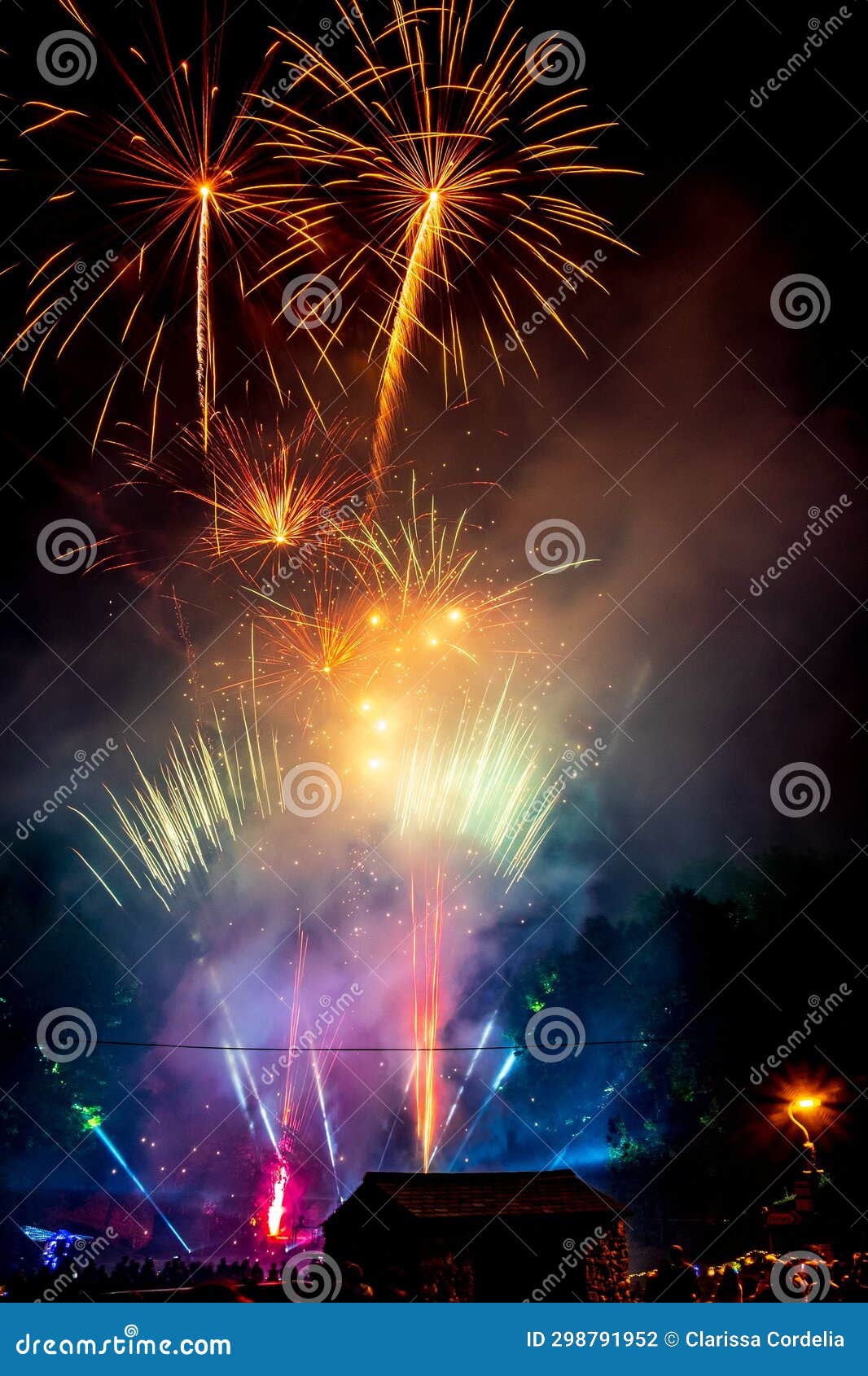 A beautiful Firework stock photo. Image of celebration - 298791952