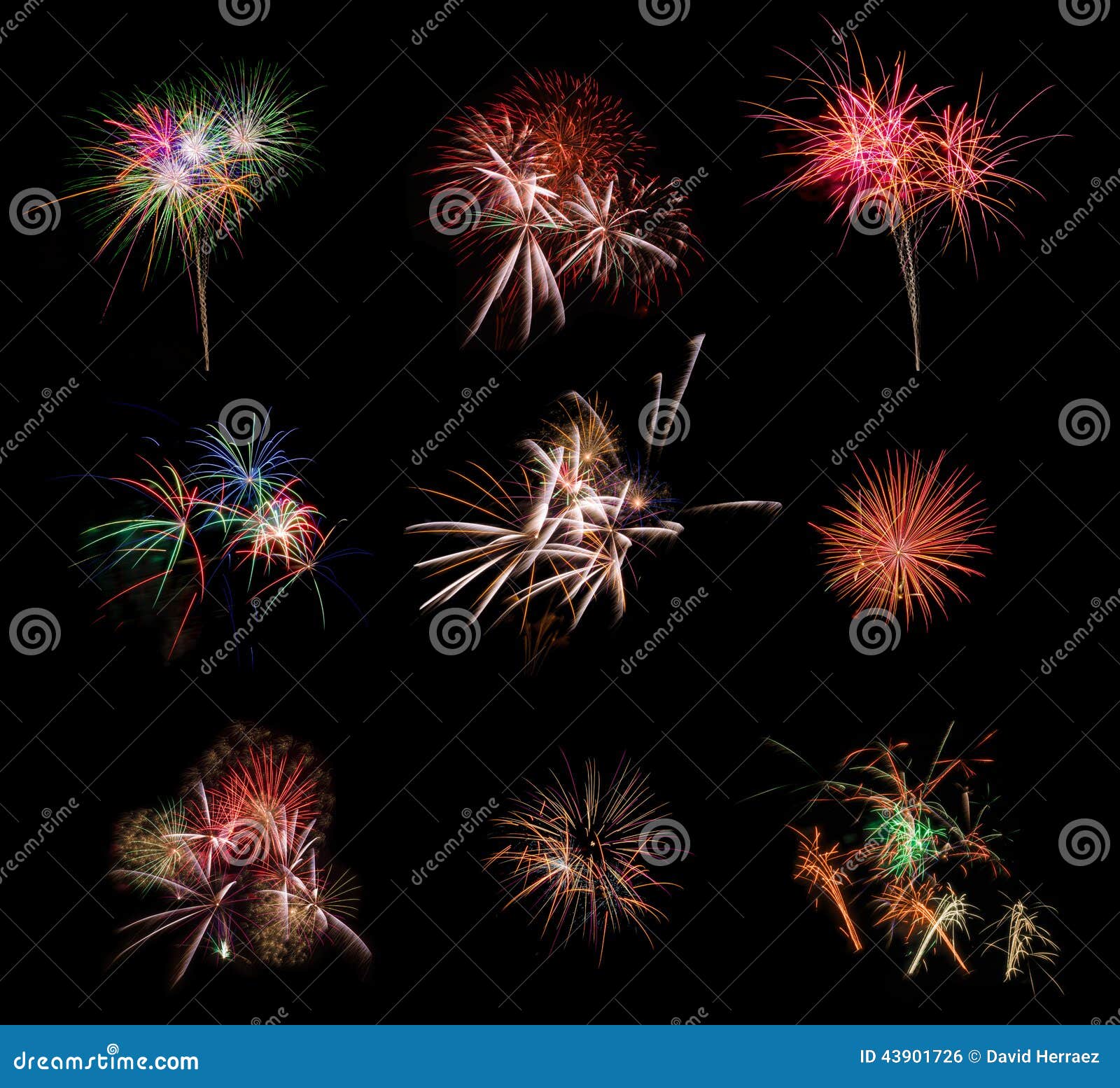 Beautiful Firework On Night Sky Background Royalty-Free Stock Image ...