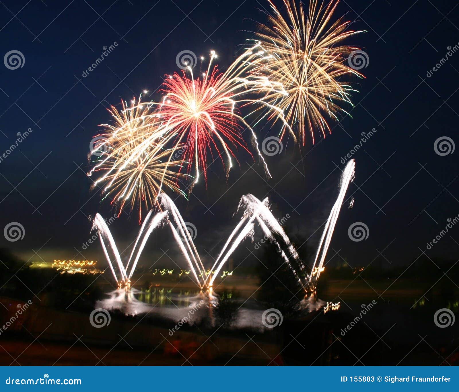 Beautiful fireworks stock image. Image of explosive, light - 155883