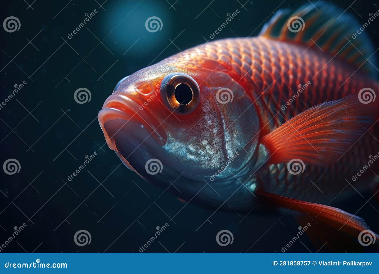Fish In The Sea, Close-up Of Tropical Fish In The Sea, Underwater Life ...