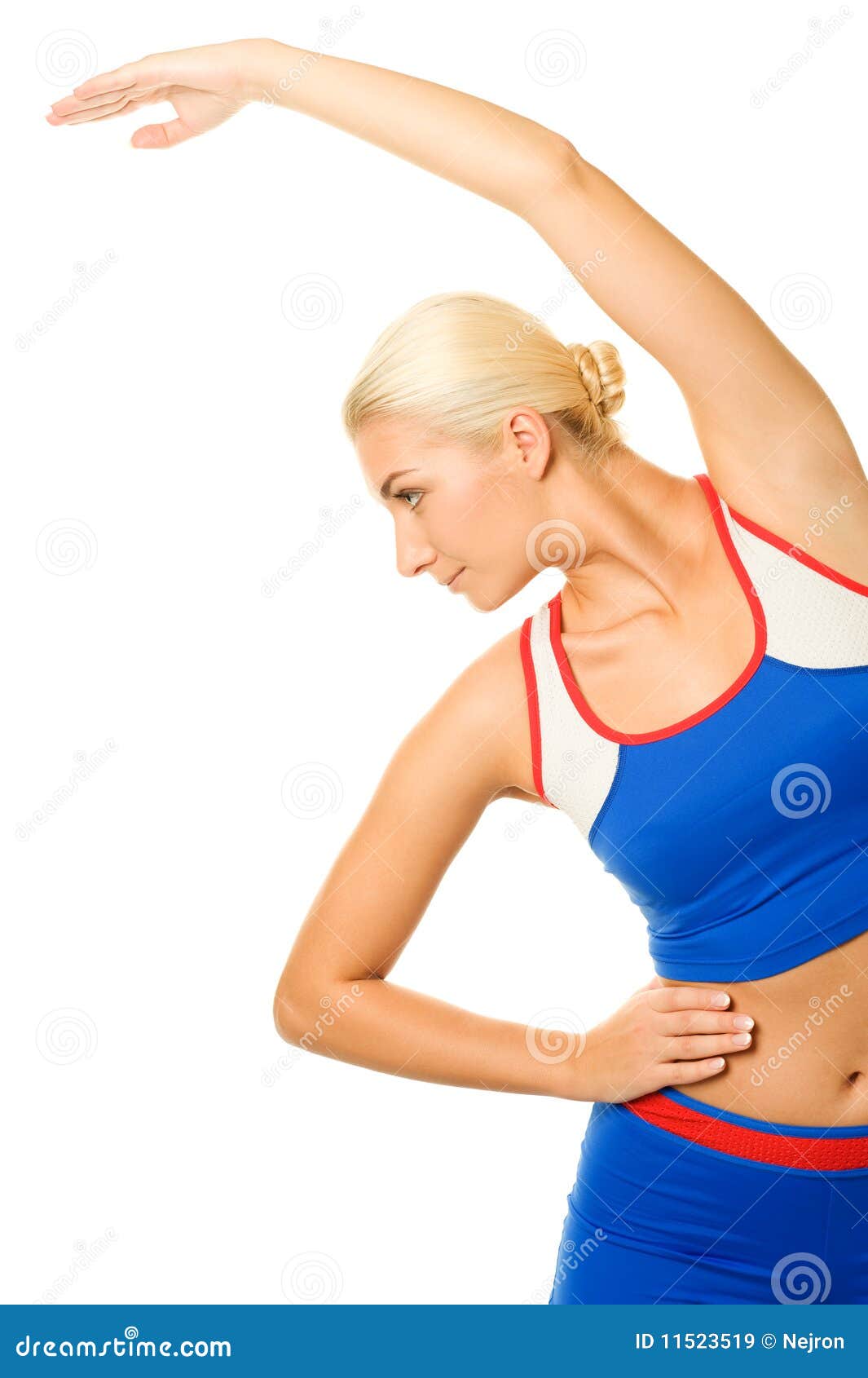 Beautiful fitness trainer stock image. Image of attractive - 11523519