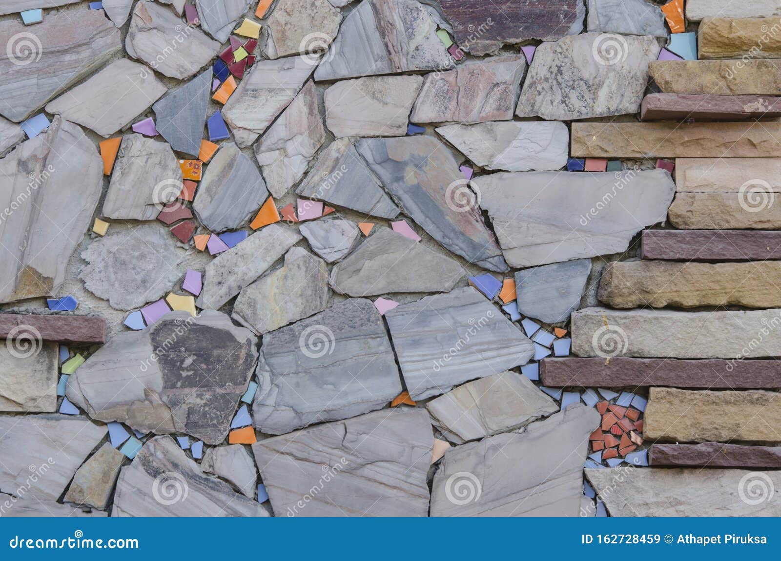 Beautiful Flagstone, Wall Pattern For Web Background Royalty-Free Stock ...