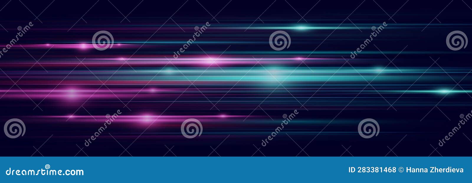 Beautiful Flash of Light and Spark. Special Effect, Speed Line Stock ...