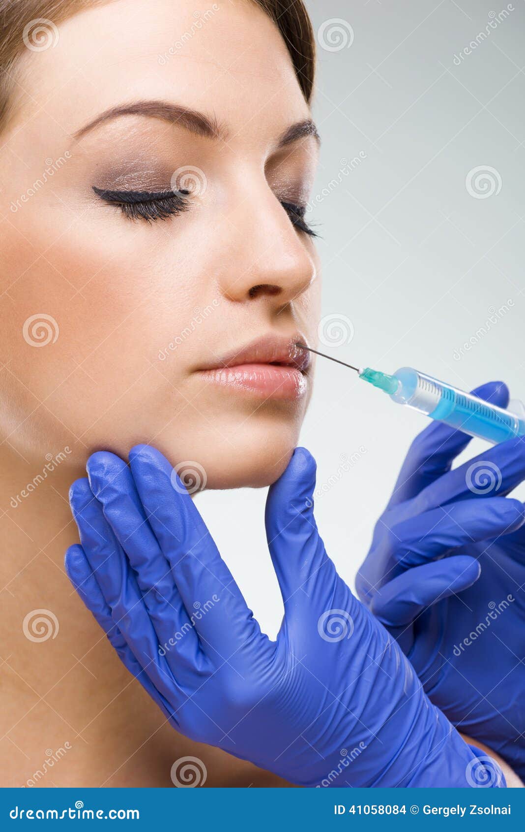 Beautiful, Flawless Female Face - Plastic Surgery, Lip Augmentation ...