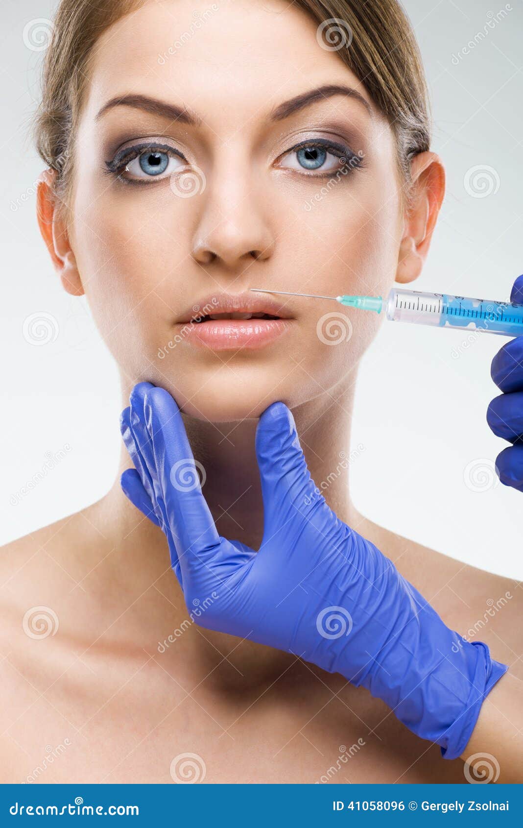 Beautiful, Flawless Female Face - Plastic Surgery, Lip Augmentation ...