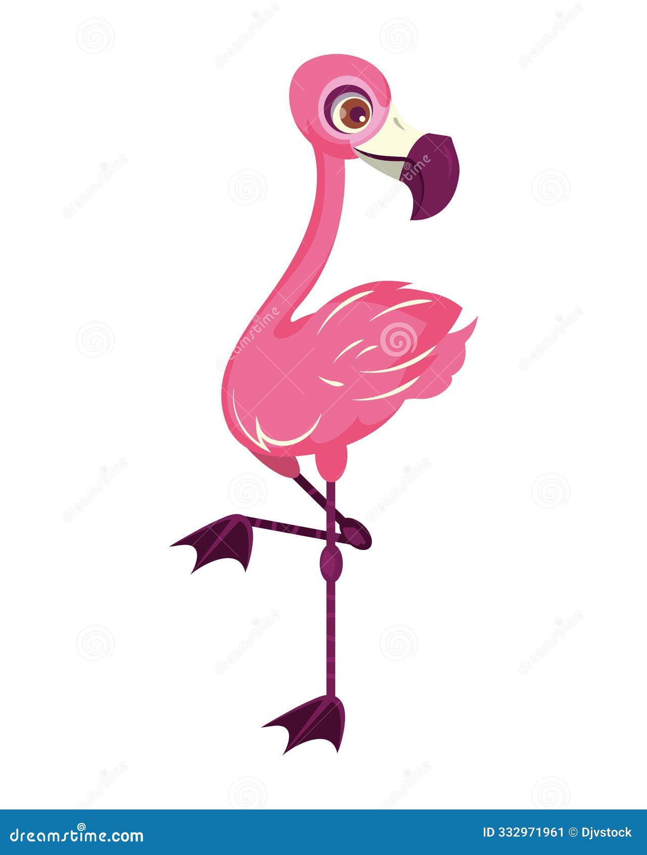 Beautiful Flemish Bird Cartoon Vector | CartoonDealer.com #332971961