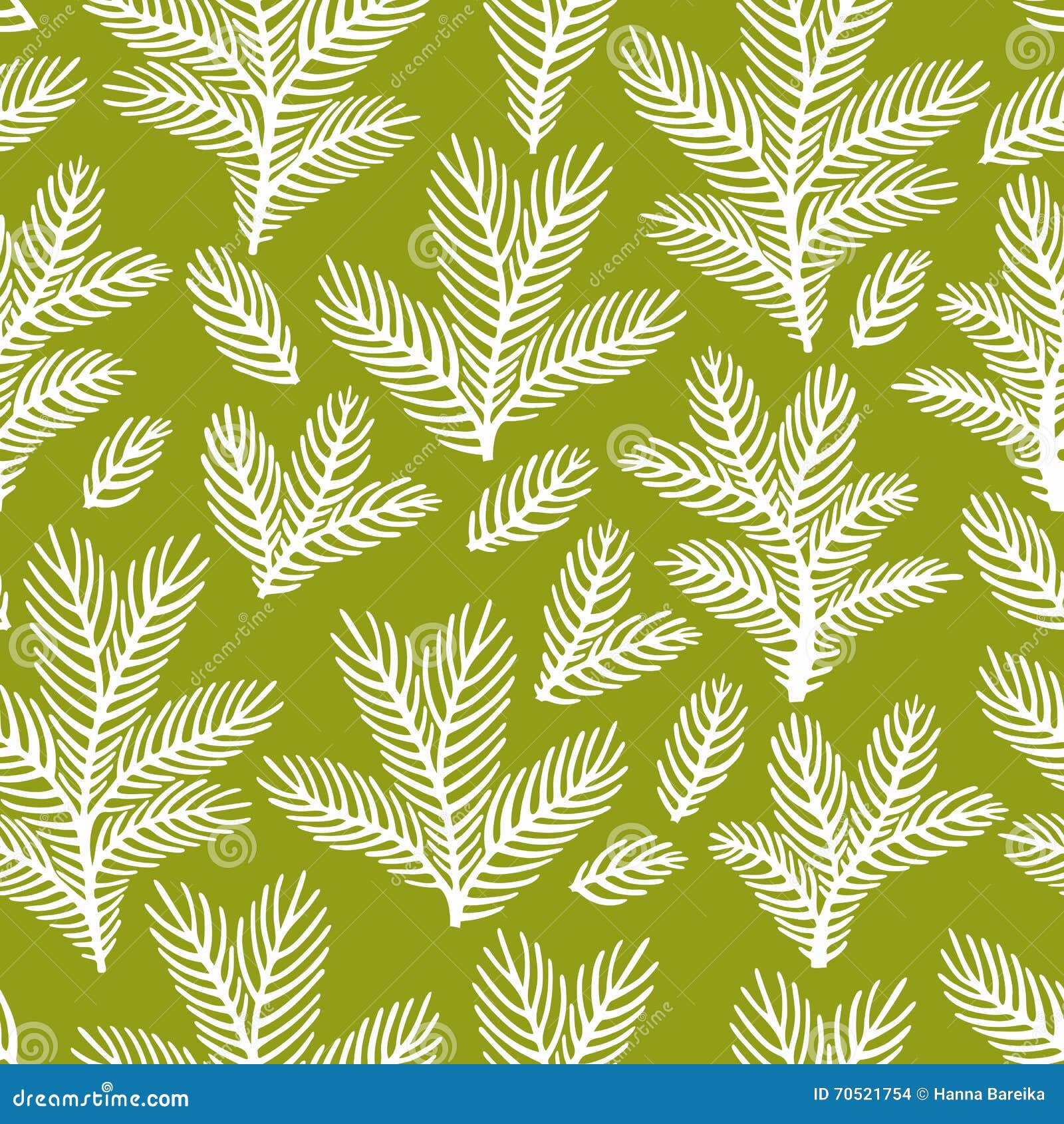 Beautiful Floral Ornament, Vector Seamless Pattern. Stock Vector ...