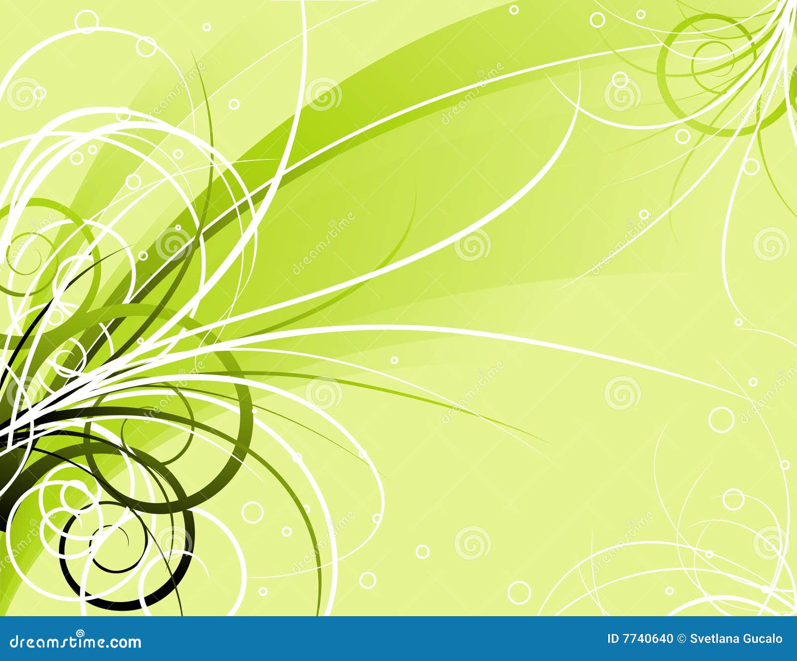 Beautiful floral scroll stock vector. Illustration of ornament - 7740640